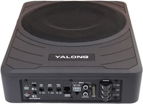 Buy 10 Inch Active Subwoofer Low Profile Amplified Subwoofer System 800 Watt Compact Enclosed