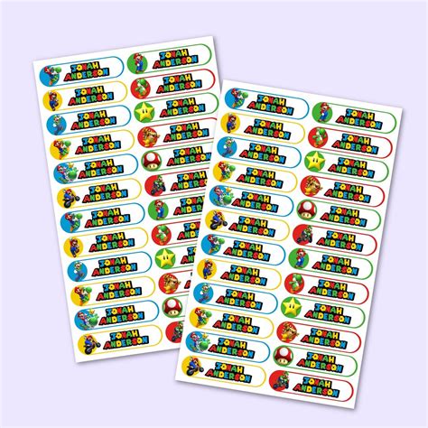 Personalised Name Labels For Kindy School Daycare Nursery Etsy