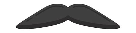 Premium Vector Photo Booth Element Mustache Illustration