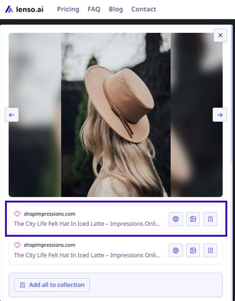 通过图片寻找衣服，使用反向图像搜索引擎