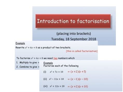 Mastering Trinomials A Beginner S Guide To Factorization