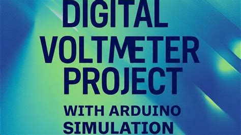 Digital Voltmeter Using Arduino In Tinkercad Youtube