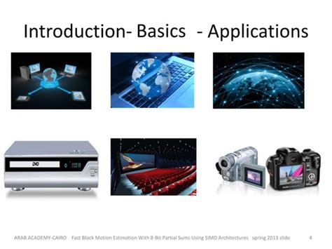 Fast Block Motion Estimation With 8 Bit Partial Sums Using Simd Architecture Ppt