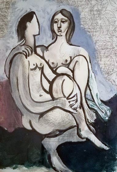 Pablo Picasso Print Nude Female Figures By Picasso Estate Signed Editions For Sale On Art