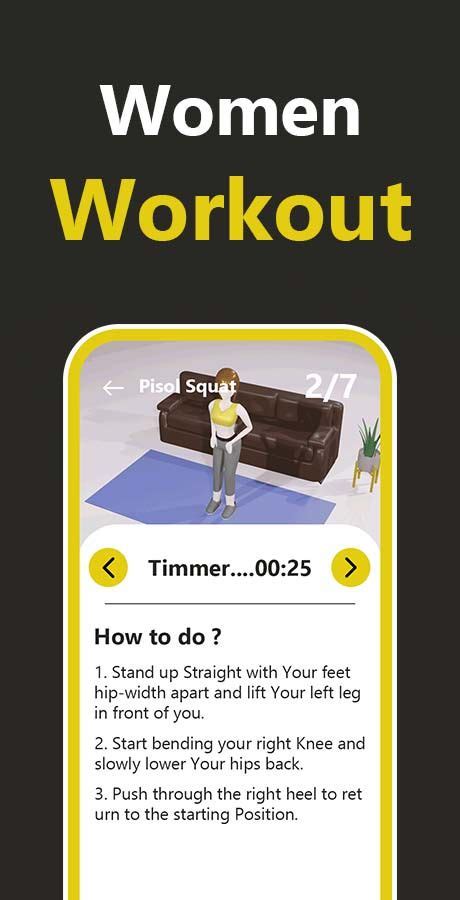 Woman Workout Android App Source Code By CodeMaxInfotech Codester