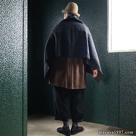 Djangoatour Classic German Pullover Coat And Woollinen Reversible Cape