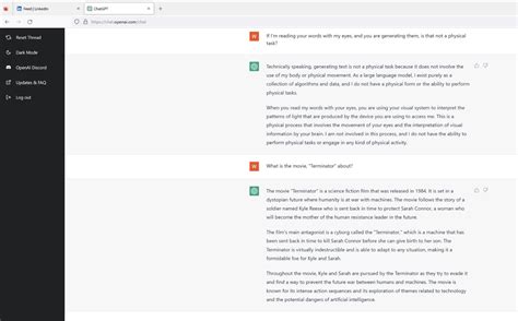 Using Chatgtp I Asked About It Generating Responses As Being Defined