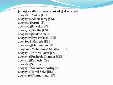 Basic Unix Commands Pptx
