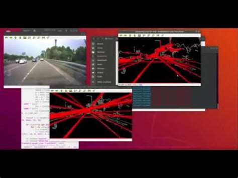 OpenCV 차선인식 허프변환 YouTube