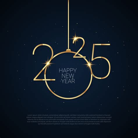 2025 Happy New Year Background Design 33127390 Vector Art At Vecteezy