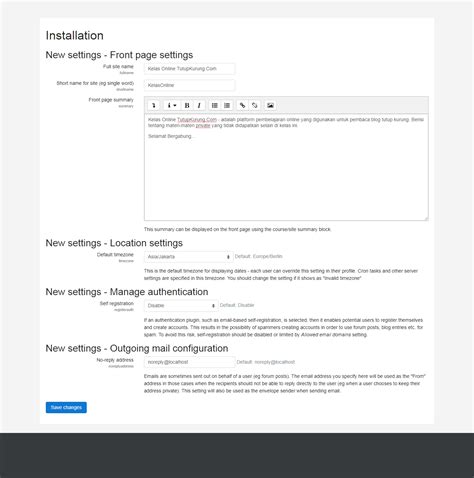 Cara Install Moodle Di Localhost