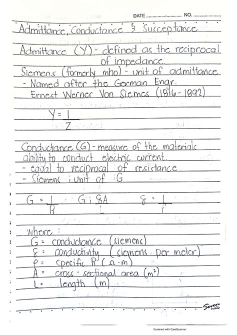 Solution Admittance Conductance And Susceptance With Sample Problems