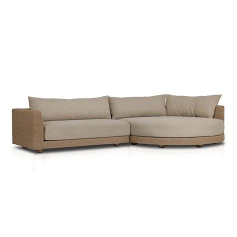 Sylvan Outdoor 2 Piece Sectional With Chaise Scout And Nimble