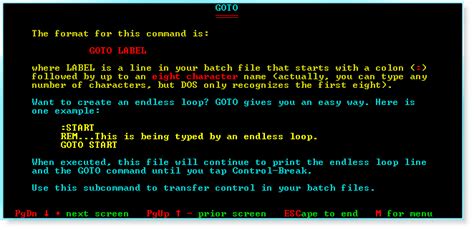 Dos Batch Files Computer Knowledge