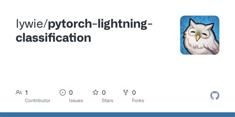 github iywie pytorch lightning classification