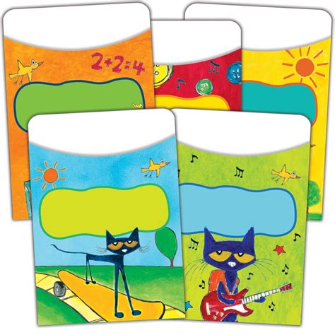 Pete The Cat Library Pockets By Teacher Created Resources