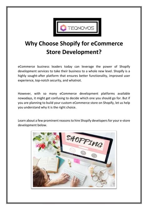 Ppt Why Choose Shopify For Ecommerce Store Development Powerpoint Presentation Id 12869790