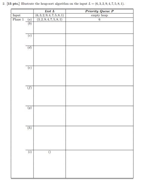 Solved Please Only Include The Answers For List L And