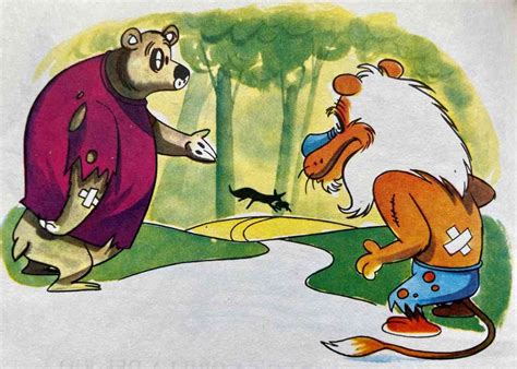 EL LEÓN EL OSO Y LA ZORRA Esopo Félix María Samaniego