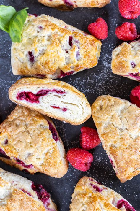 The Best Raspberry Scones Momsdish