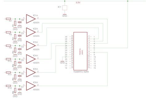Eingangsstufe mit 4050 für ESP8266 Mikrocontroller net