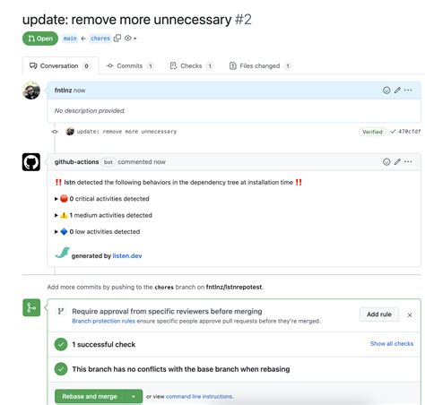 Rule Based Policies · Issue 169 · Listendevlstn · Github