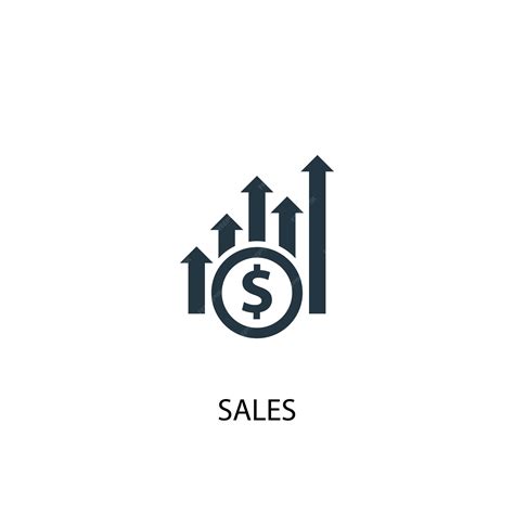 Icono De Ventas Ilustración De Elemento Simple Diseño De Símbolo De