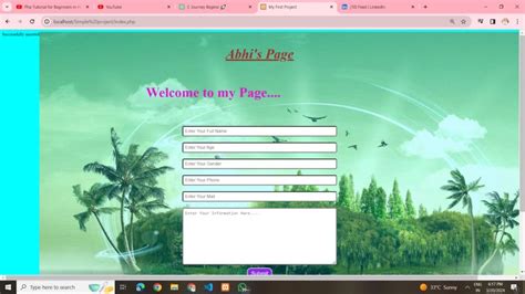 how i created a mini form using php abhijeet mokale posted on the