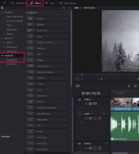Adding Audio Effects In DaVinci Resolve 18 A Step By Step Guide Edits 101