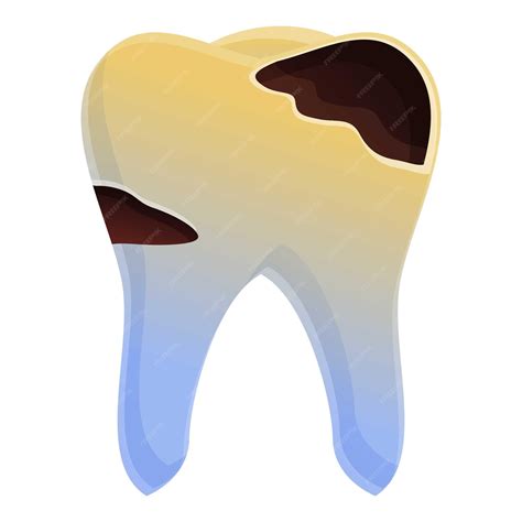 Tooth Decay Icon Cartoon Of Tooth Decay Vector Icon For Web Design