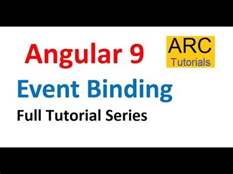 Learn Angular 9 Tutorial For Beginners 21 Event Binding Mind Luster