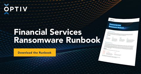 Financial Service Ransomware Runbook Optiv