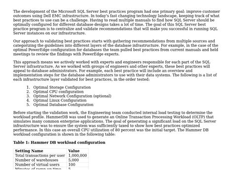 Sql Server Best Practices For Amd Based Poweredge And Powermax Systems Introduction To Best