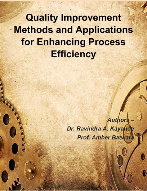 Qualityimprovement Processefficiency Continuousimprovement Amber