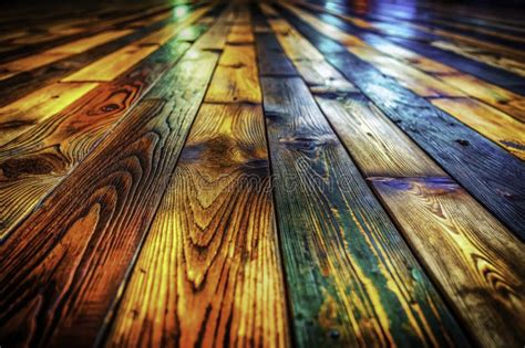 Stunning HighDefinition Image Of An Aged Wooden Floor Rustic Texture Deep Depth Of Field And