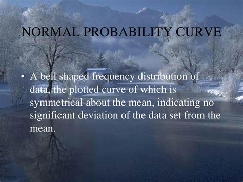 SOLUTION Normal Probability Curve Studypool