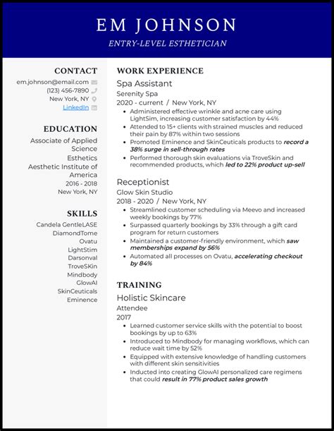 Esthetician Resume Examples 10 Medical Esthetician Resume Samples