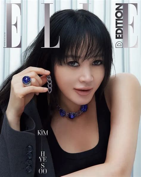 11 Potret Kim Hye Soo Dalam Photoshoot Terbaru Bareng Elle Pesona