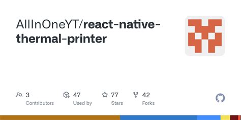 Github Allinoneyt React Native Thermal Printer