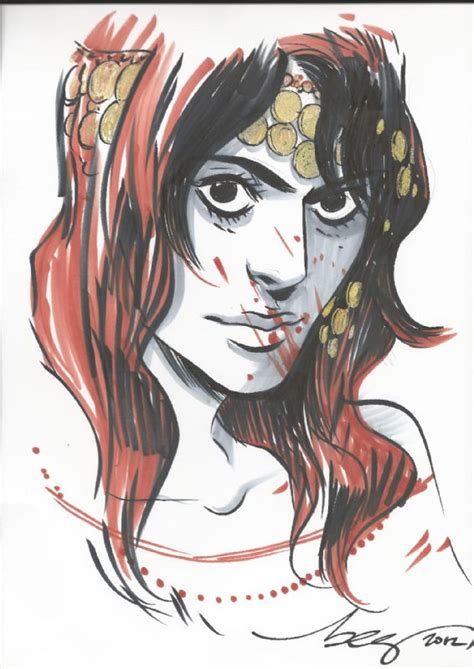 Belit Becky Cloonan In Chief Strides Kapow 2012 Comic Art Gallery Room