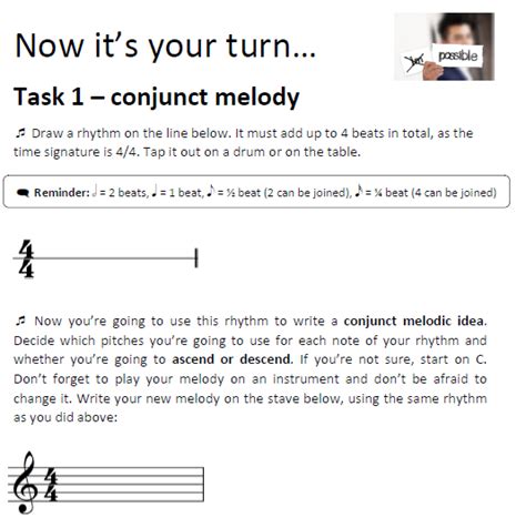 Melody Conjunct And Disjunct Educational Pack Teaching Resources