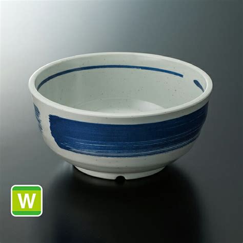 メラミン 16cm丼 刷毛目 M 119b160φ×h75mm 910ccスリーライン 01 M 119b メラミン食器の通販