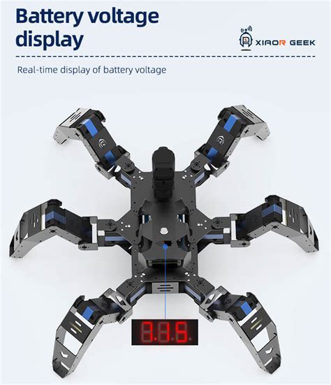 Xr R1 Artificial Intelligence Hexapod Bionic Robot Kit For Raspberry P