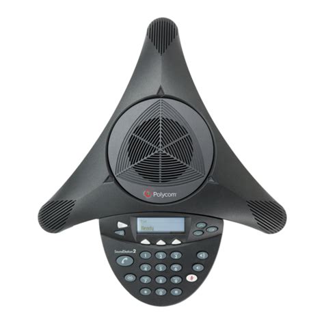 Polycom Soundstation Quick Start Manual Pdf Download Manualslib