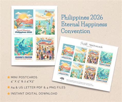 Philippines 2026 Jw Eternal Happiness Convention T Magnet Mini