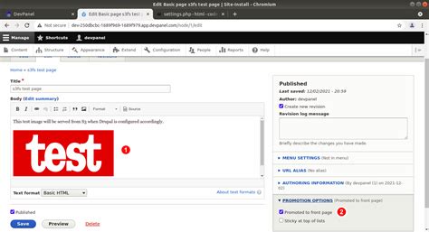 Drupal S3 File System Devpanel Docs