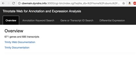 Trinotate Functional Annotation · Griffithlab Rnaseq Tutorial Wiki · Github
