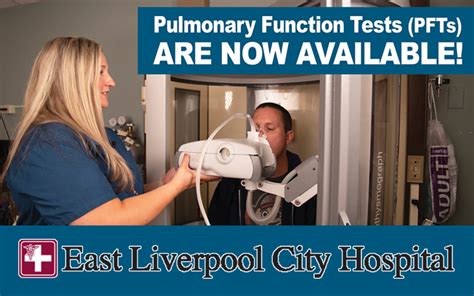 Pulmonary Function Tests PFTs Are Available Now East Liverpool City Hospital