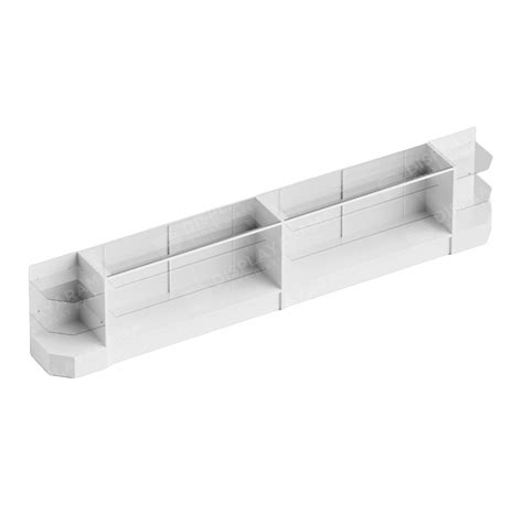 White Retail Display Case Set 2 Counters 2 Corners