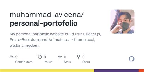 GitHub Muhammad Avicena Personal Portofolio My Personal Portofolio